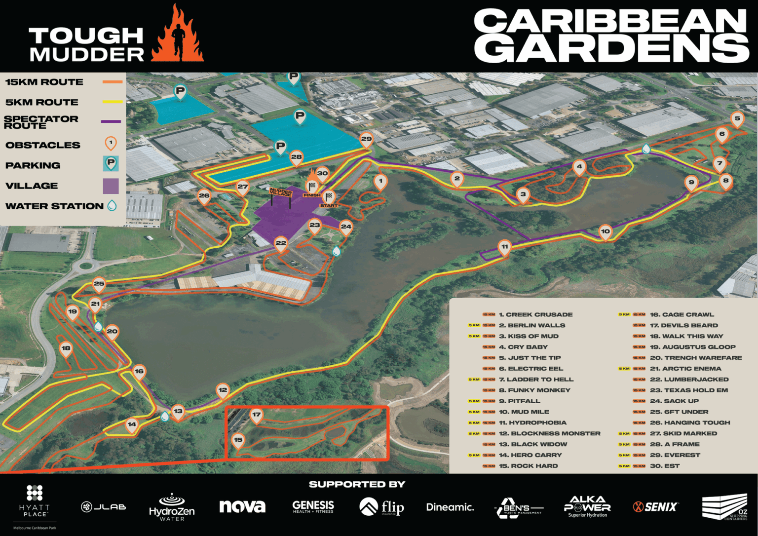 Course Map - Tough Mudder